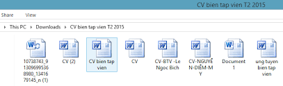 Cách đặt tên file CV thế nào để nhà tuyển dụng không bỏ qua bạn